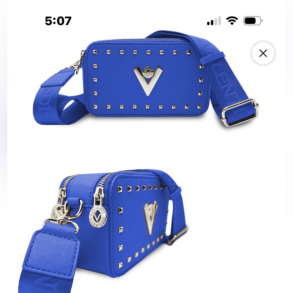 Valentino Orlandi | Bags | Valentino Orlandi Electric Blue Cross Body ...